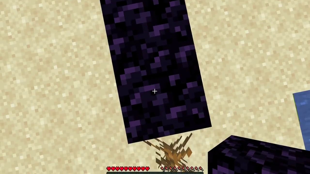 How speed build a nether portal - YouTube