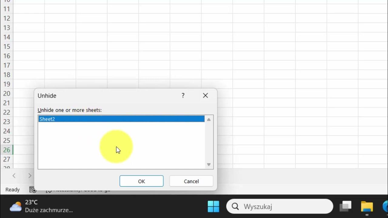 Mastering Excel Worksheets Rename, Hide & Unhide! - YouTube