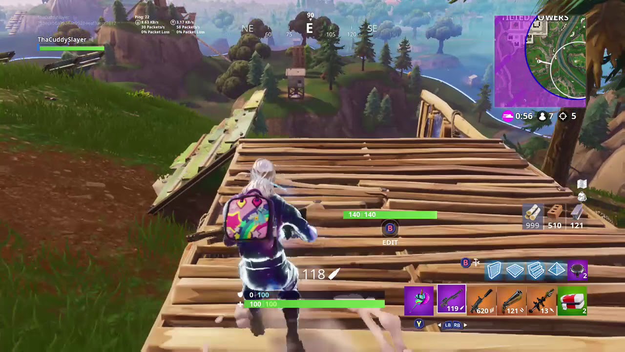 Fortnite-Heavy Sniper + RPG combo is awesome-Galaxy skin gameplay - YouTube