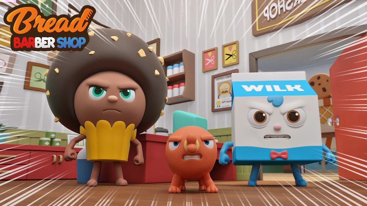 BreadBarbershop3 | Invincible barbershop | english/animation/dessert ...