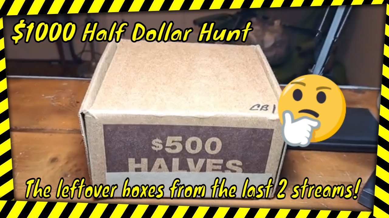 $1000 Half Dollar Hunt! Coin roll hunting halves! #apmex #bullion # ...