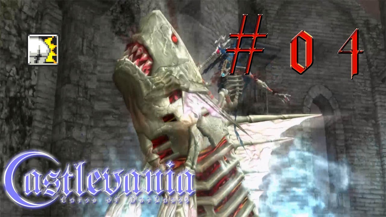 CASTLEVANIA CURSE OF DARKNESS #4 - AQUEDUTO, HIP PRESS LV2, ESQUELETO ...