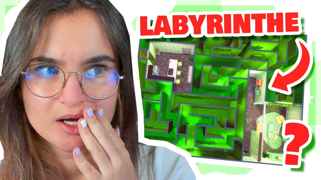 J'ai construis une MAISON LABYRINTHE ?! 🍃 | Challenge - Sims 4 ☽ - YouTube