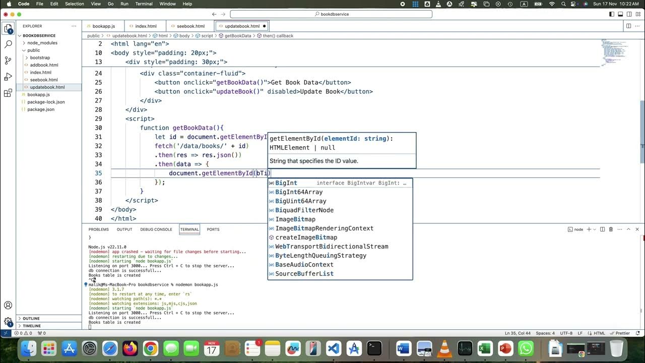 Web Development Express MySql App 3 - YouTube