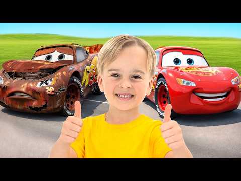 Vlad ve Niki'nin Lightning McQueen Oyuncak Araba Restorasyonu