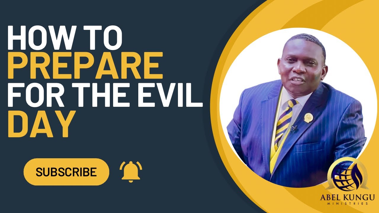 How to Prepare for the Evil Day - YouTube