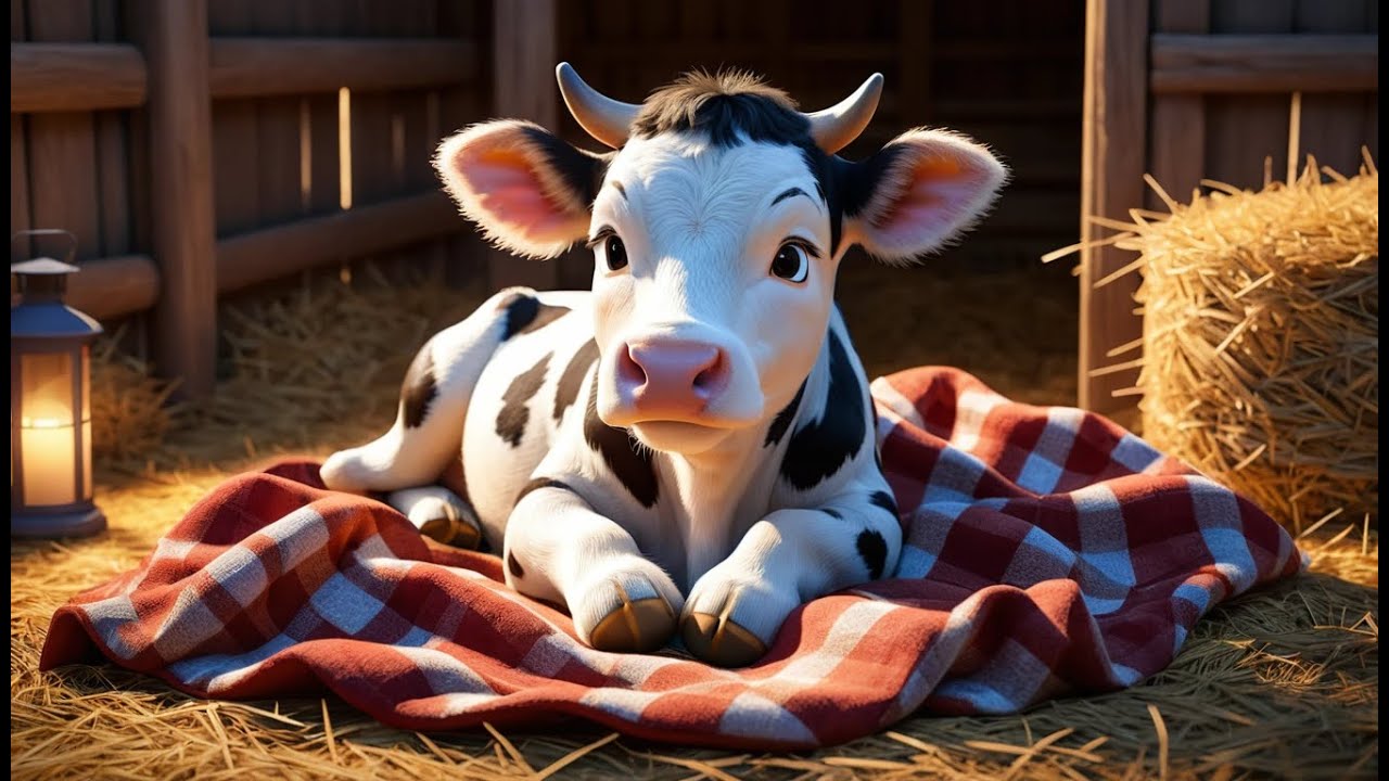 Baby Cow Goes Moo Moo Moo | Cute Cow Nursery Rhyme for Toddlers | Early ...