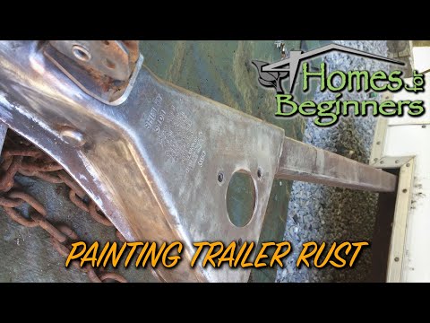 How to Clean and Paint a Rusty Trailer Frame