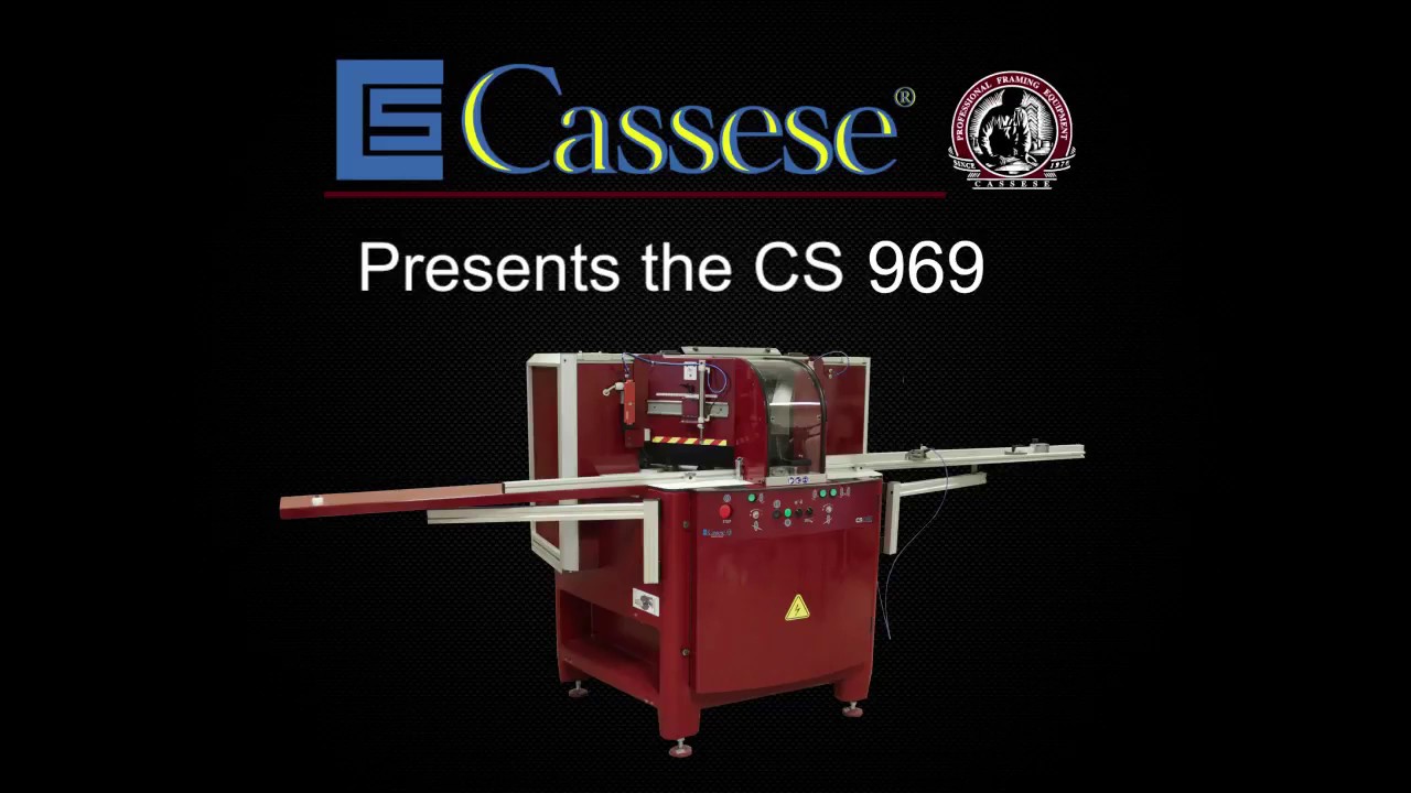 Cassese CS969 Double Mitre Saw - YouTube