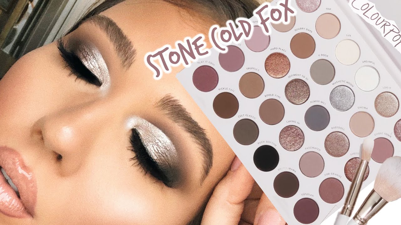 NEW! COLOURPOP "STONE COLD FOX" PALETTE! SWATCHES, TUTORIAL & REVIEW ...