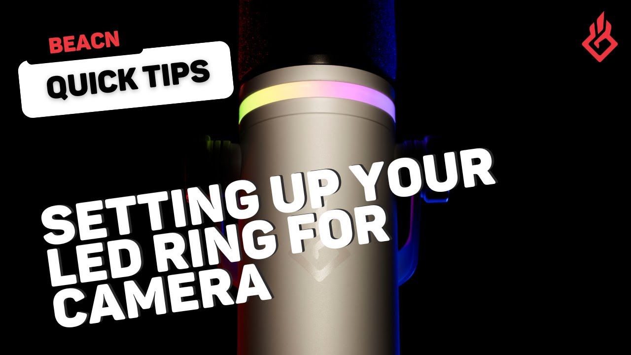 BEACN Quick Tips - Set Your BEACN Mic LED Ring for Camera - YouTube