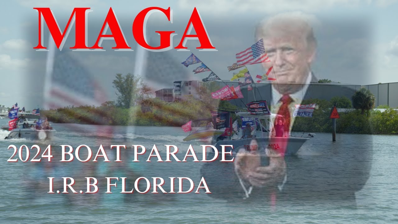 Trump Maga Boat Parade 2024 Indian Rocks Beach Fl - YouTube