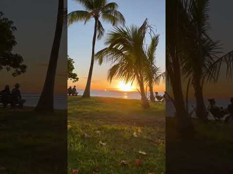[Hawaii] Sunset #shorts #hawaii #honolulu #sunset #beach