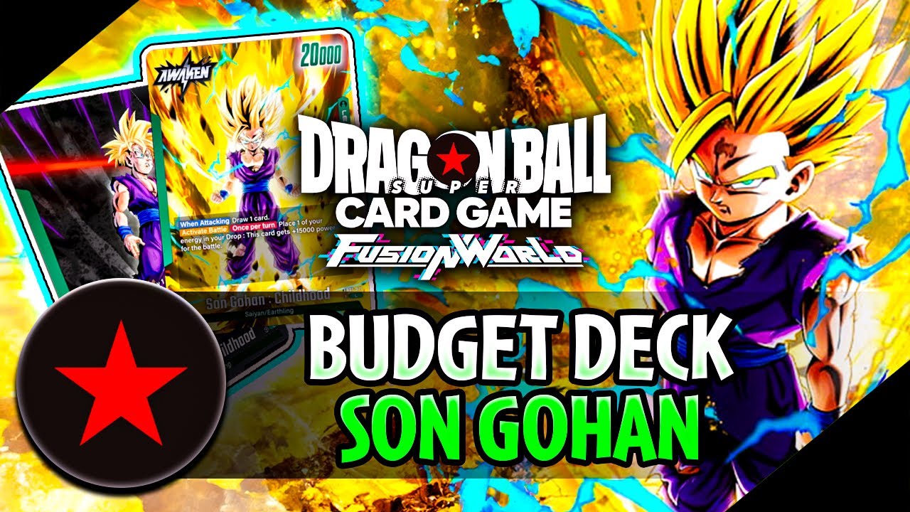 Green Leader Son Gohan BUDGET Deck - Dragon Ball Super Fusion World ...
