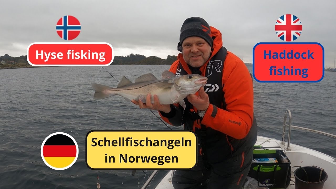Haddock Fishing Technique, Hyse fisking, Schellfischangeln. - YouTube