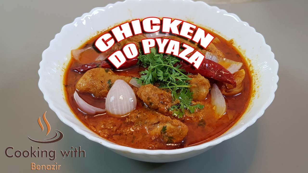 Chicken Do Pyaza Recipe | Chicken Currry Recipe | by Cooking with ...