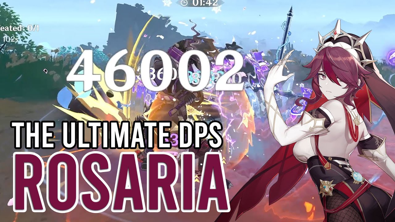 The Ultimate Physical DPS Rosaria unleashed | Genshin Impact - YouTube
