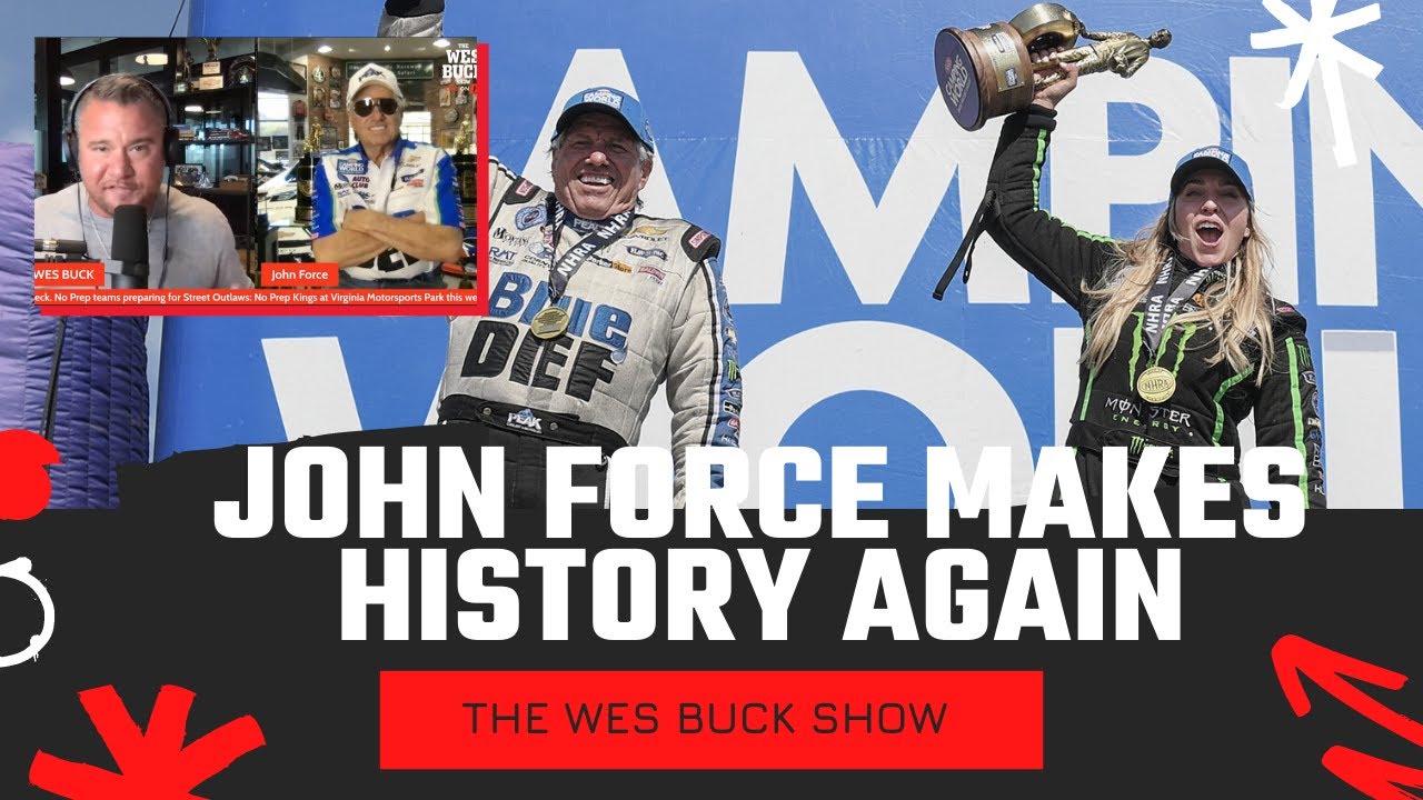 NHRA Legend John Force Talks Making History with Daughter Brittany ...