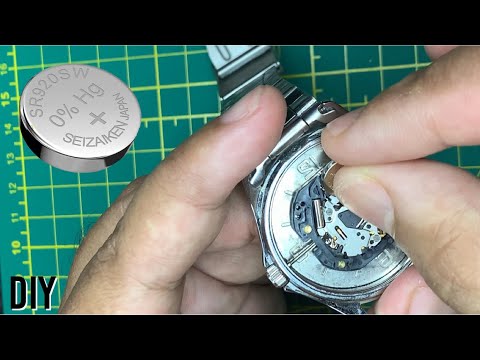 How to Replace a Watch Battery Step by Step | DIY Change New Battery ...
