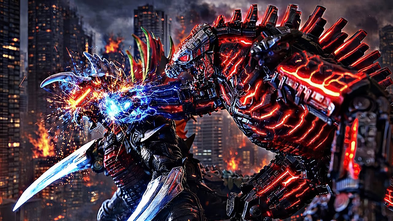 Mecha Godzilla vs Gigan|Monsterverse Stop motion fight| - YouTube