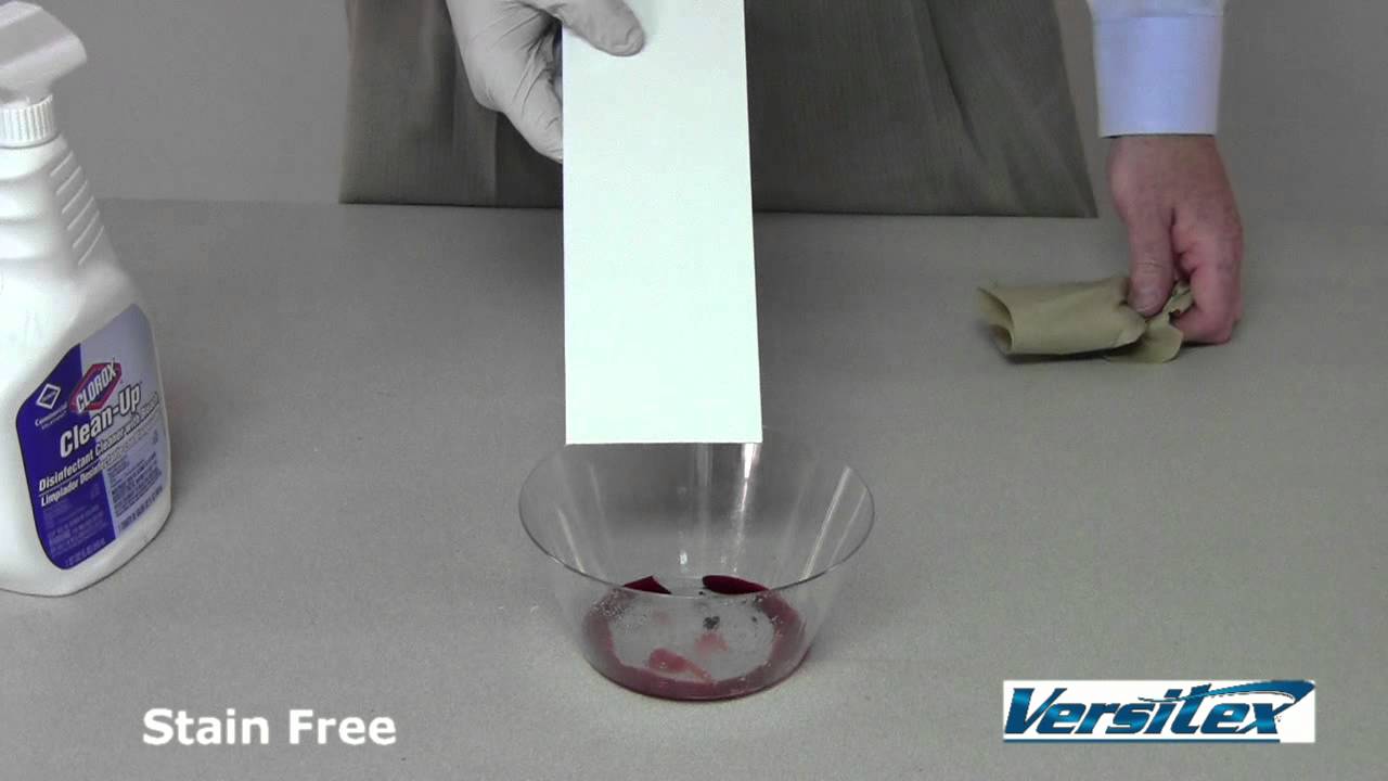 Versitex_Thermoset Stain Test Video - YouTube