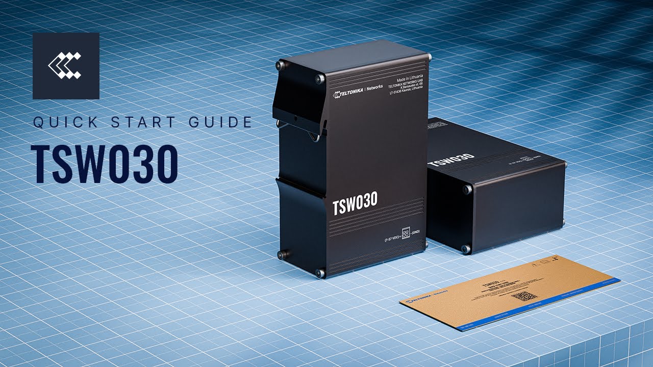 TSW030 - 8-port Ethernet Switch | Quick Start Guide - YouTube