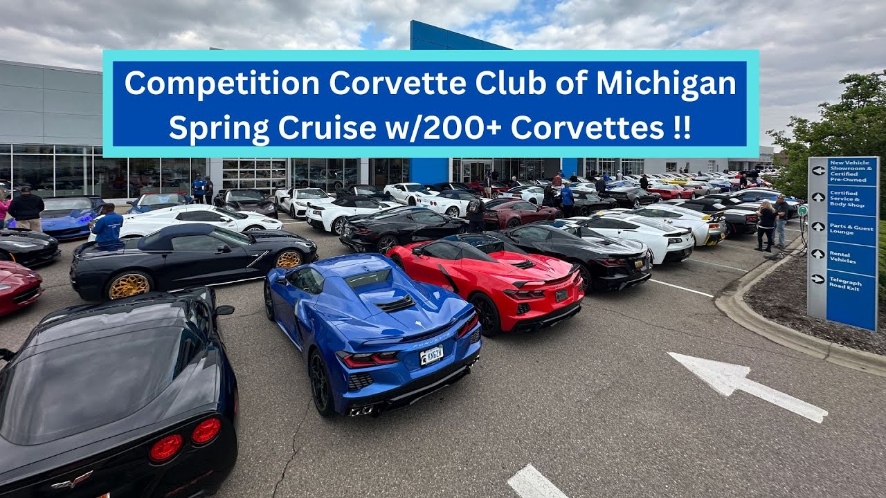 200+ Corvette Cruise !! - YouTube
