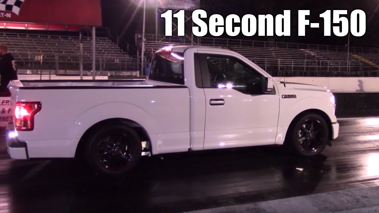 2017 Twin Turbo Coyote F-150 at The Drag Strip - YouTube