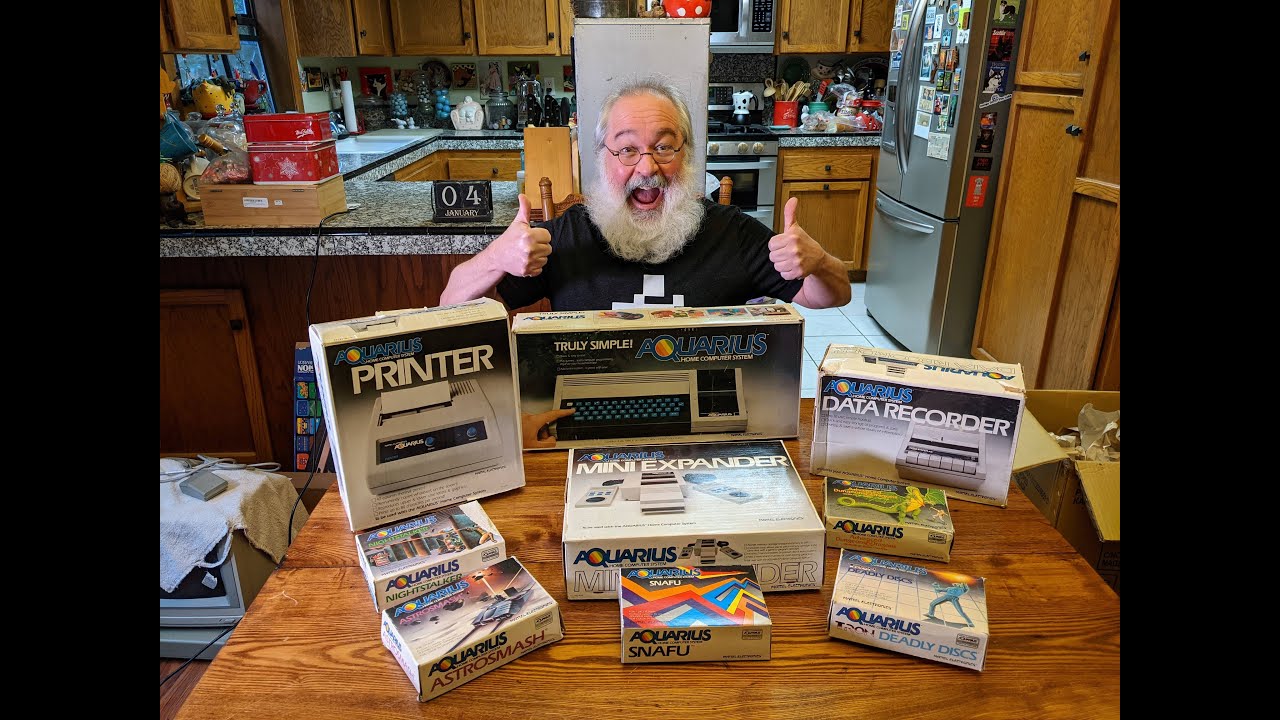Mattel Aquarius Computer - 8bit Retro Radofin - Unboxing - Mattel ...
