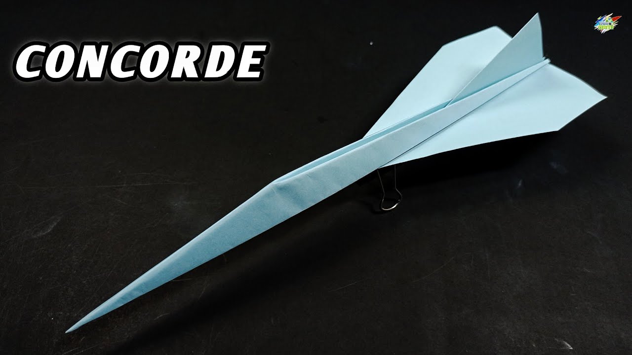 Paper Airplane | How to Make Paper Airplane Concorde | Paper Airplane ...