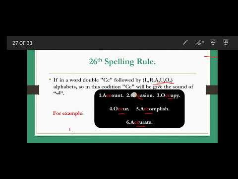 16 to 31 spelling rule/Eng spelling rule/correct your pronunciation ...