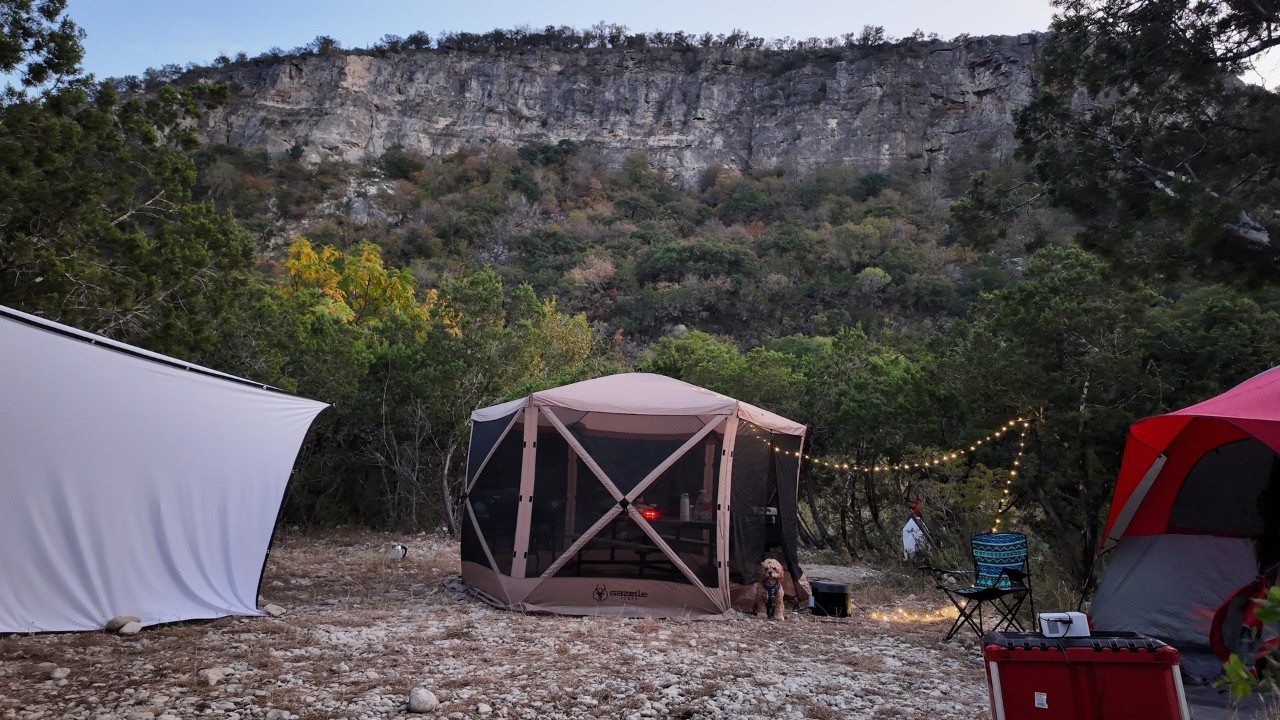Luxury Tent Camping with a projector - YouTube