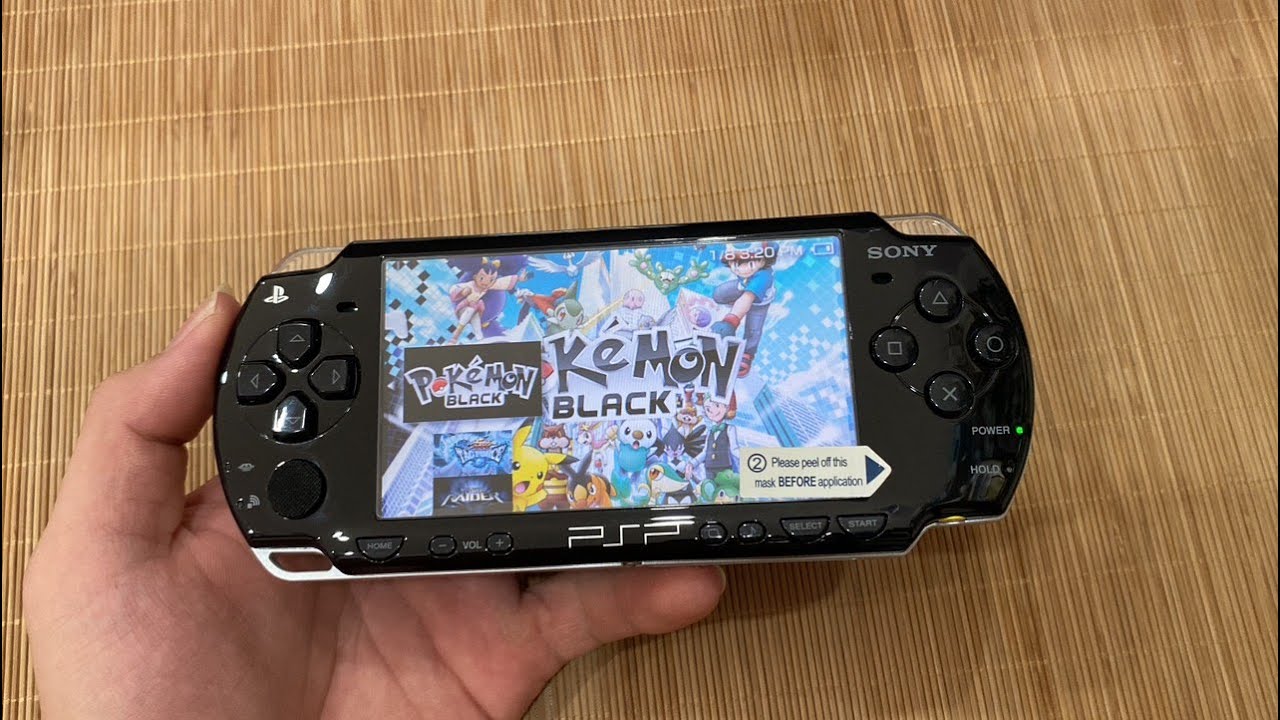 Pokemon black trên PSP - YouTube