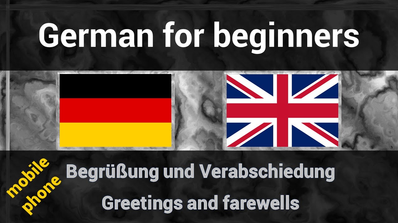 Learn German | Deutsch lernen - Greetings and farewells | Begrüßung und ...
