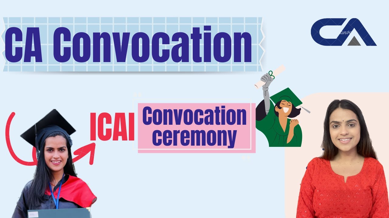 CA Convocation ceremony | ICAI | My Convocation experience - CA Tanvi ...