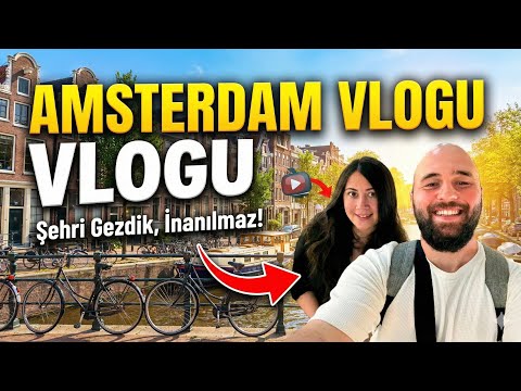 AMSTERDAM'DA BİR GÜN! | Dam Meydanı, Çiçek Pazarı ve Yamuk Evler 🏠