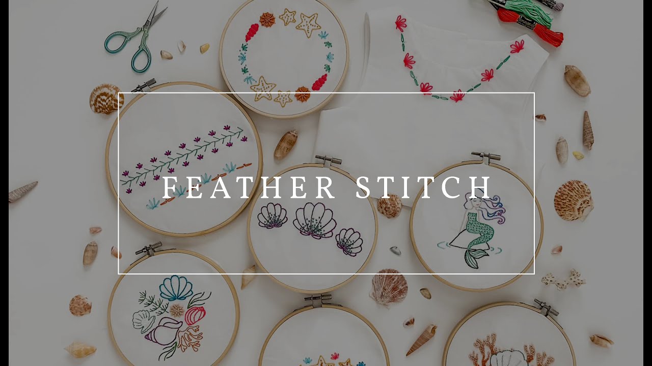 Feather Stitch Embroidery Designs