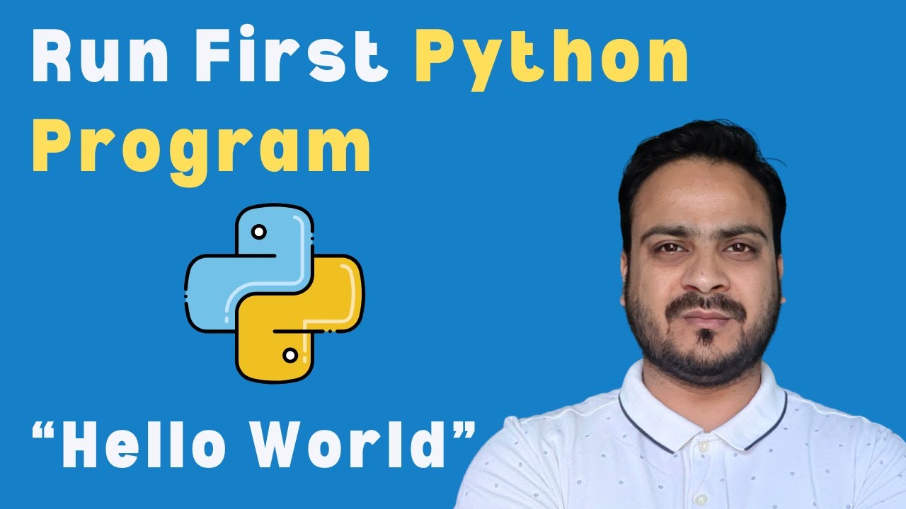 How to Run Your First Python Program (Hello World in 4 Minutes!) - YouTube