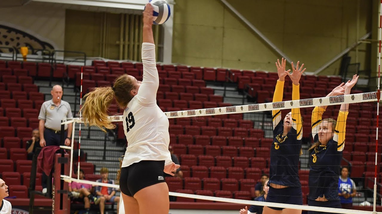 Postgame: Lafayette Volleyball vs. Holy Cross - YouTube