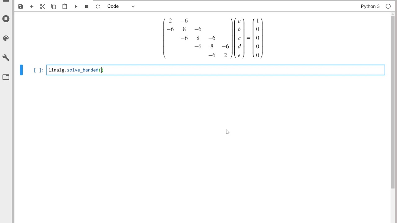 Tridiagonal and Banded Matrices - YouTube