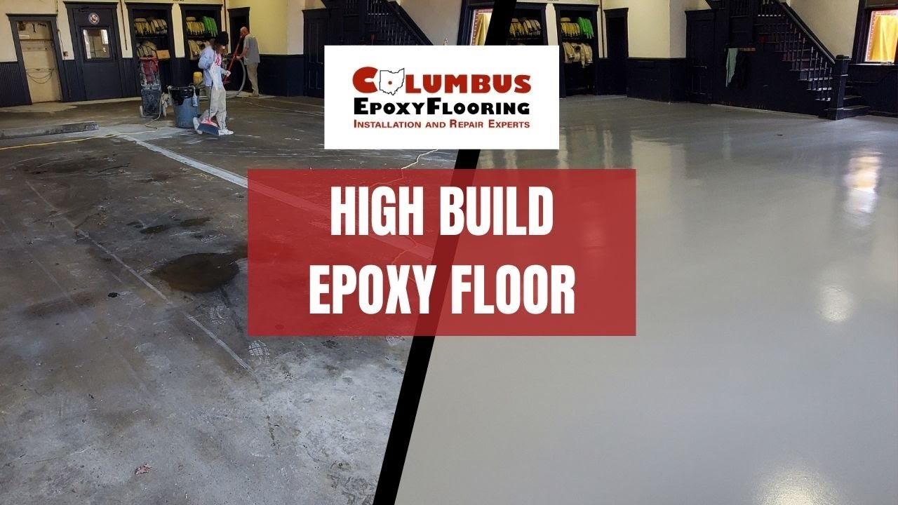 High Build Epoxy Floor Coating TIMELAPSE - YouTube