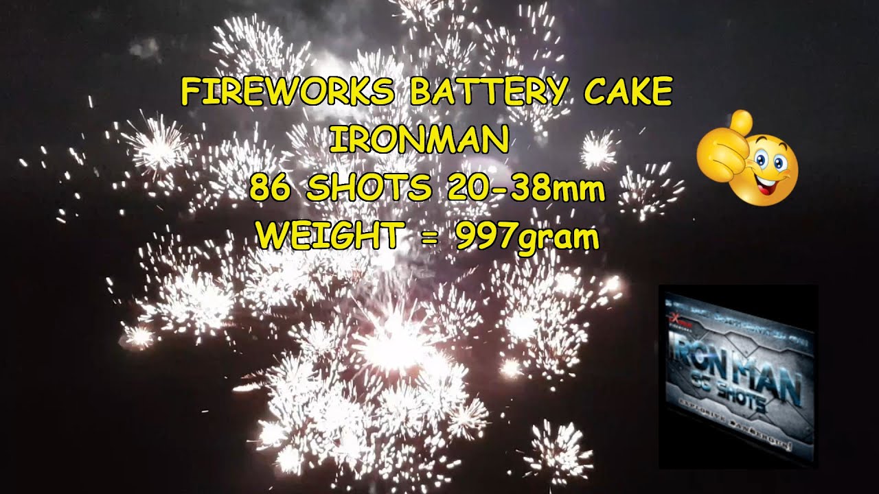 Provskjutning Iron Man fyrverkeri Extreme Fireworks // Demo Ironman ...