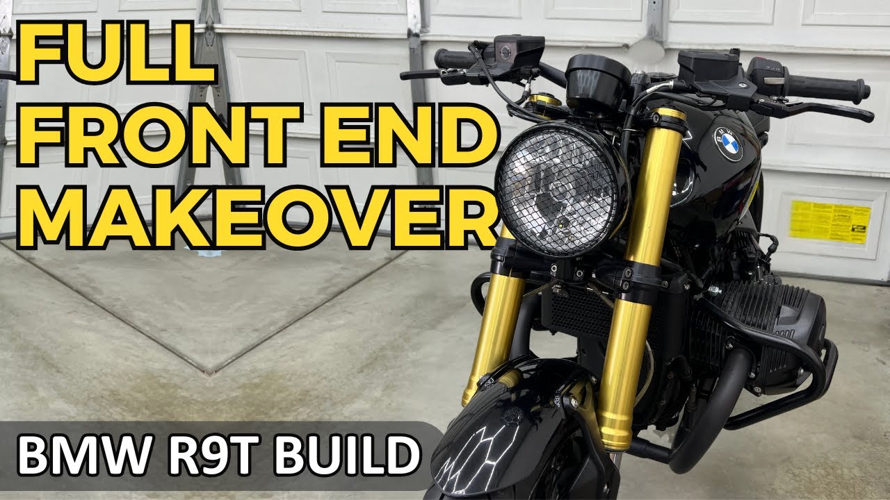 BMW R NineT COMPLETE FRONT END DIY | BMW R9T Build Part 14 | BOND ...