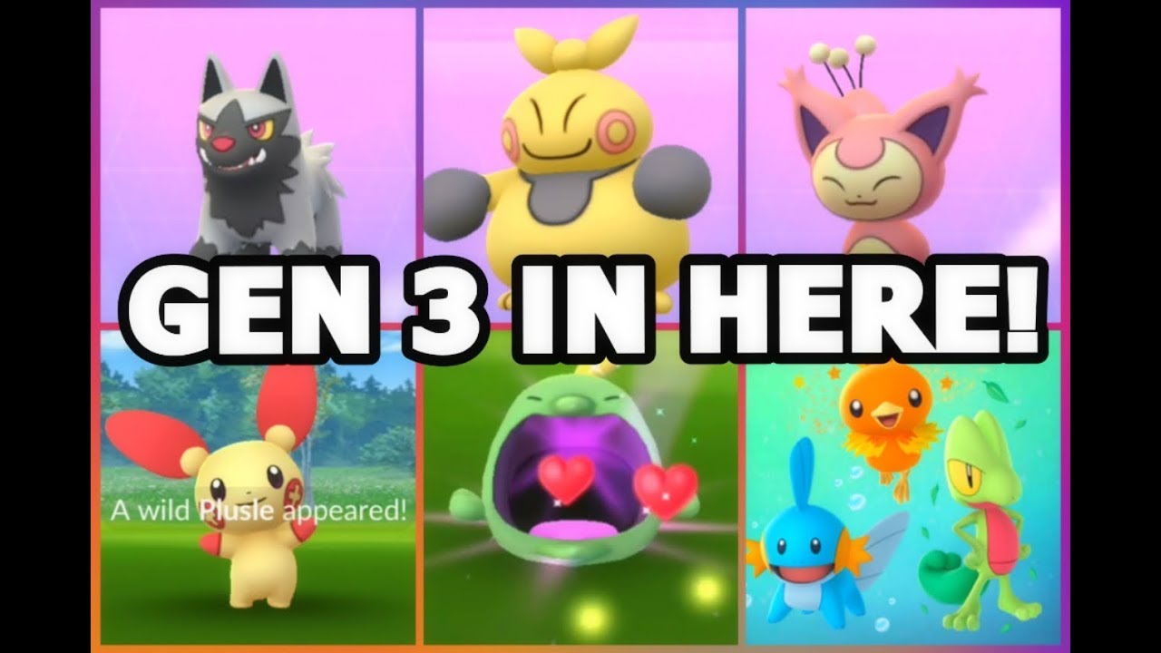 GEN 3 POKEMON ARE HERE IN POKEMON GO | SAVE A TEAM & NEW POKÉDEX ...