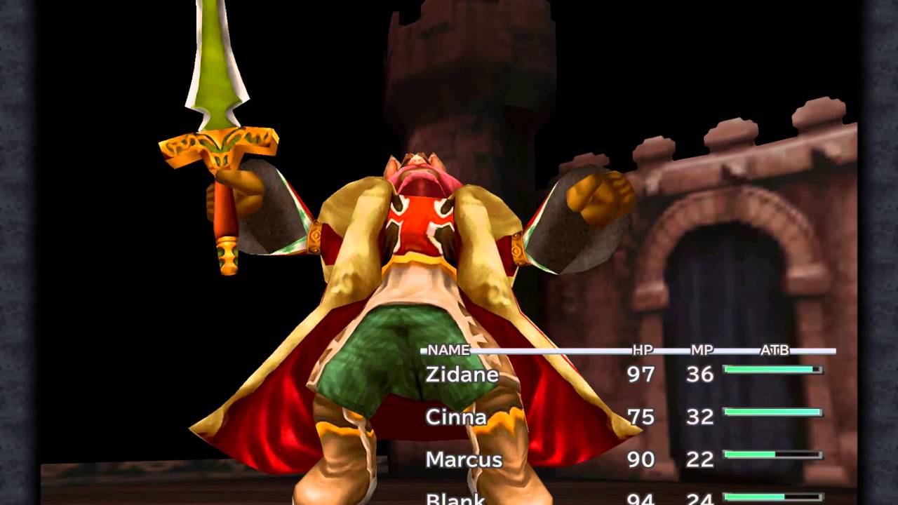 FF9 PC/Steam port battle example - YouTube