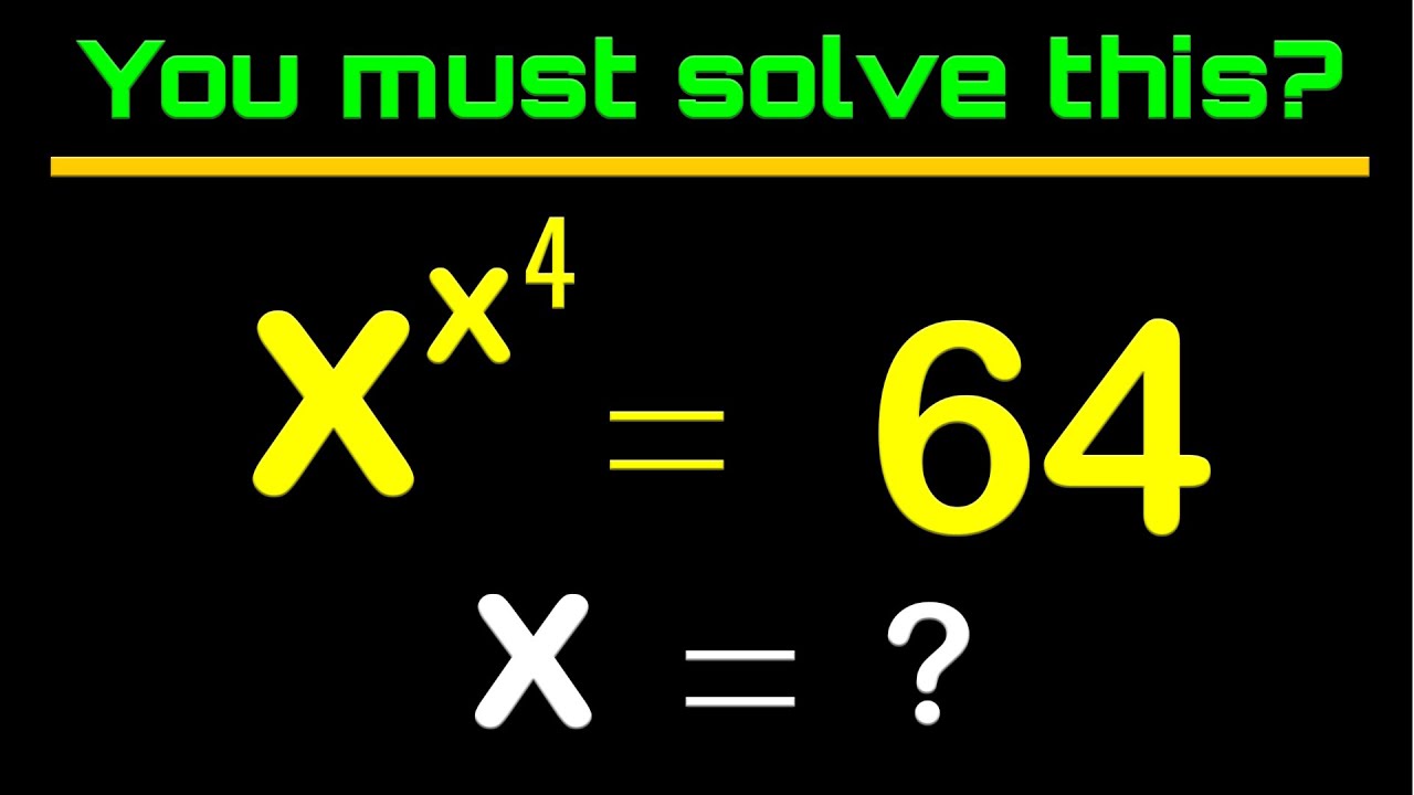 Math Olympiad | A Very Nice Math Olympiad Problem | Olympiad Math - YouTube