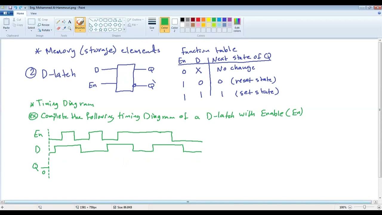 CPE231 Ch5 Part2 Synchronous Sequential Logic Digital Logic Design - YouTube