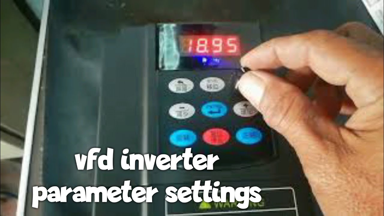Cara setting vfd inverter China samco - YouTube