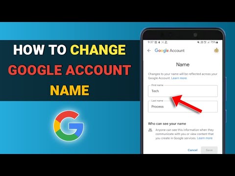 How to change gmail id or google account name easy & fast - YouTube