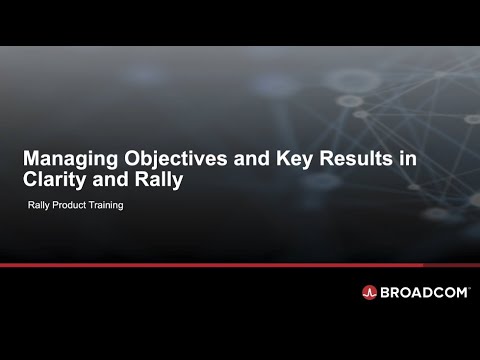 Managing Objective Data Across Rally and Clarity - YouTube